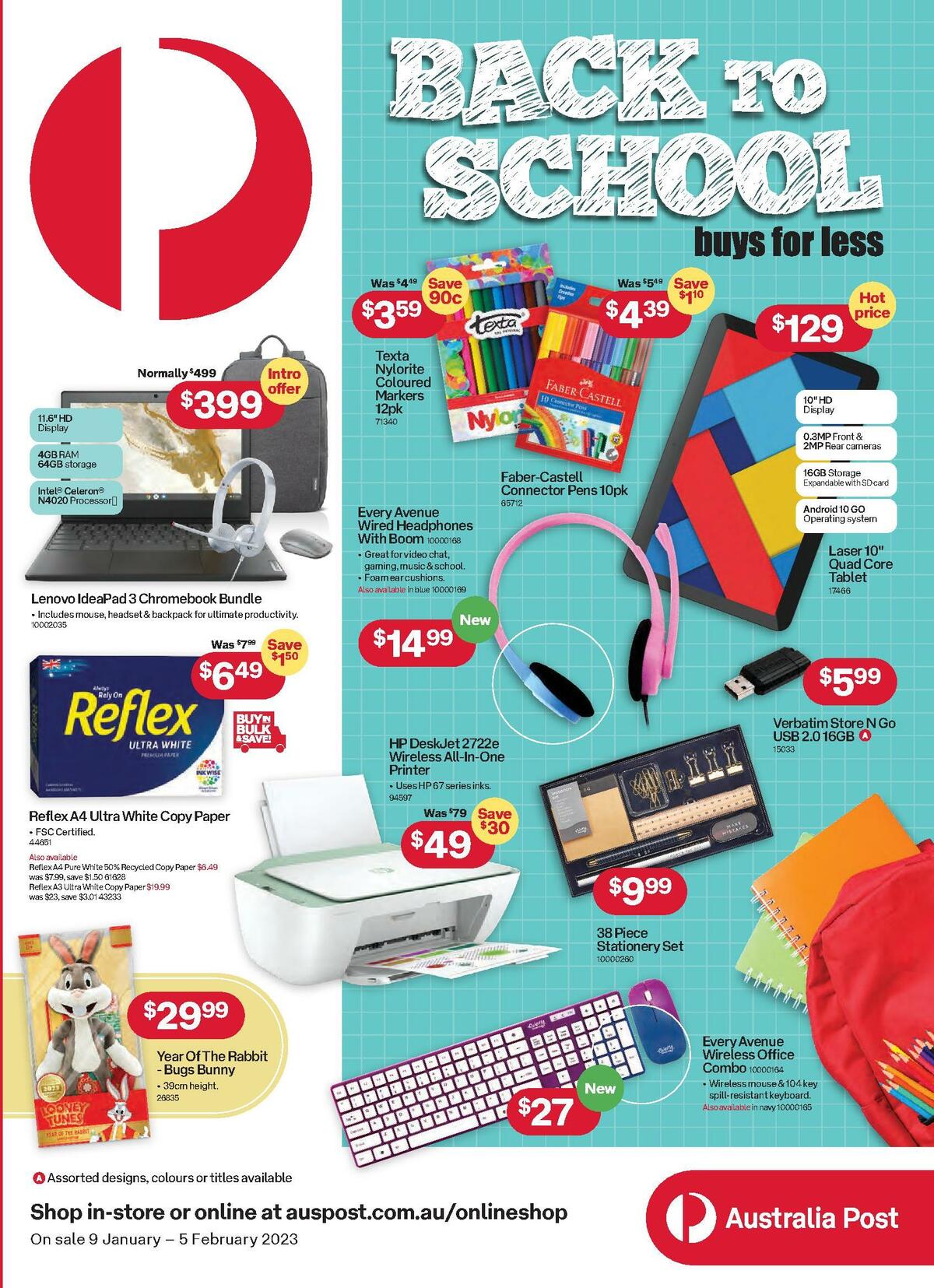 Australia Post Australia - Catalogues & Specials from 9 January