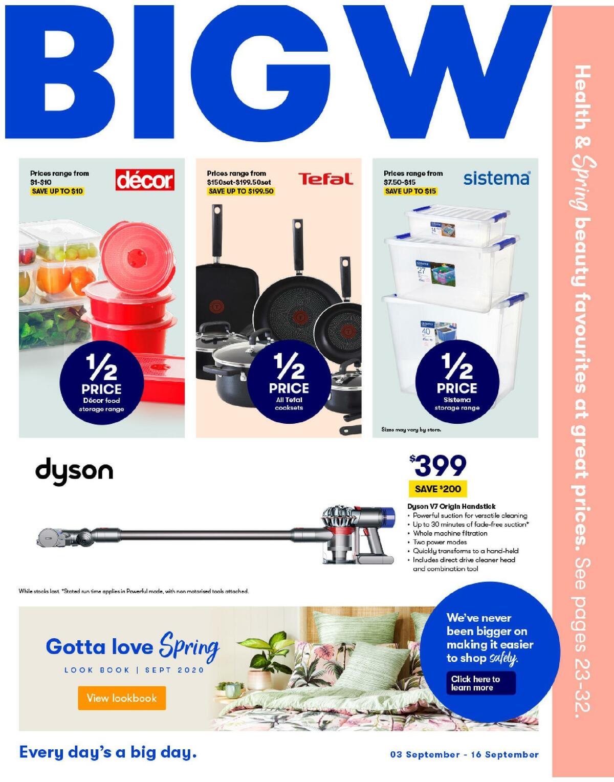 Big W Spring Catalogue from 3 September