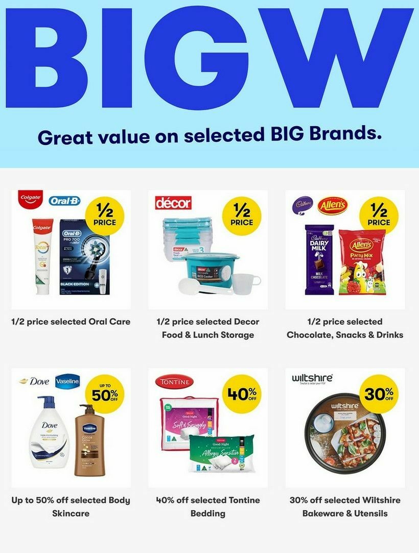 Big W from 11 July
