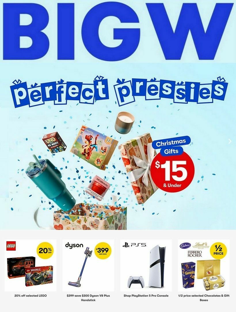Big W from 18 December