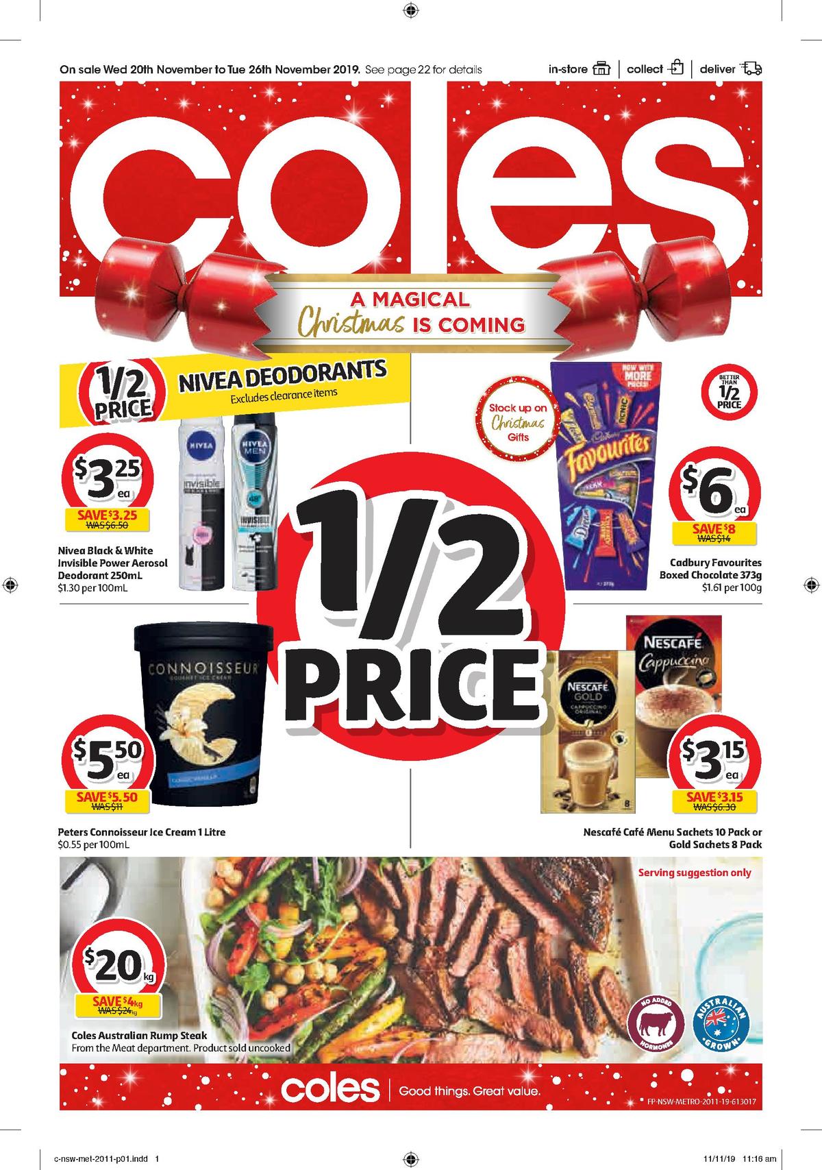 Coles Catalogues & Specials from 20 November