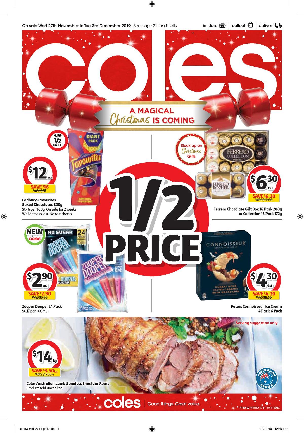 Coles Catalogues & Specials from 27 November