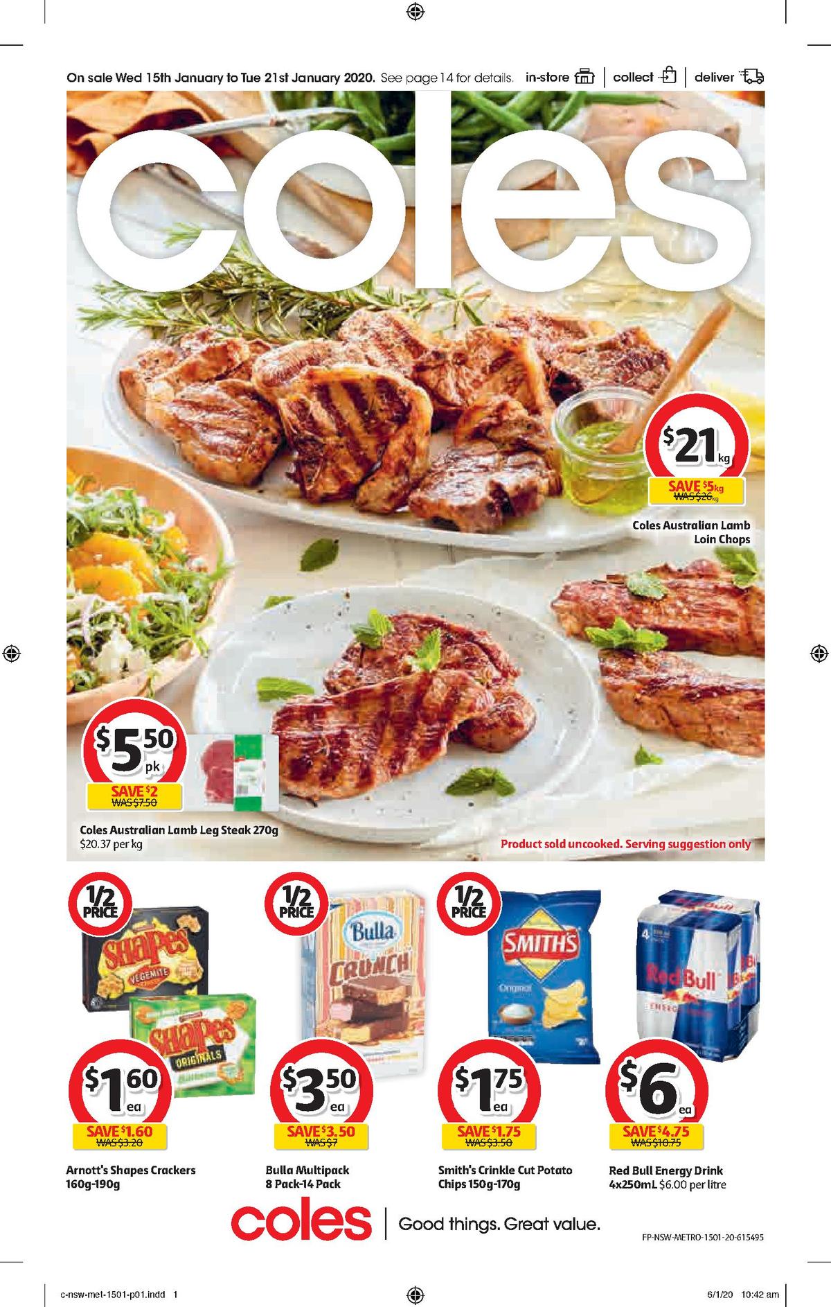 Coles Catalogues & Specials from 15 January