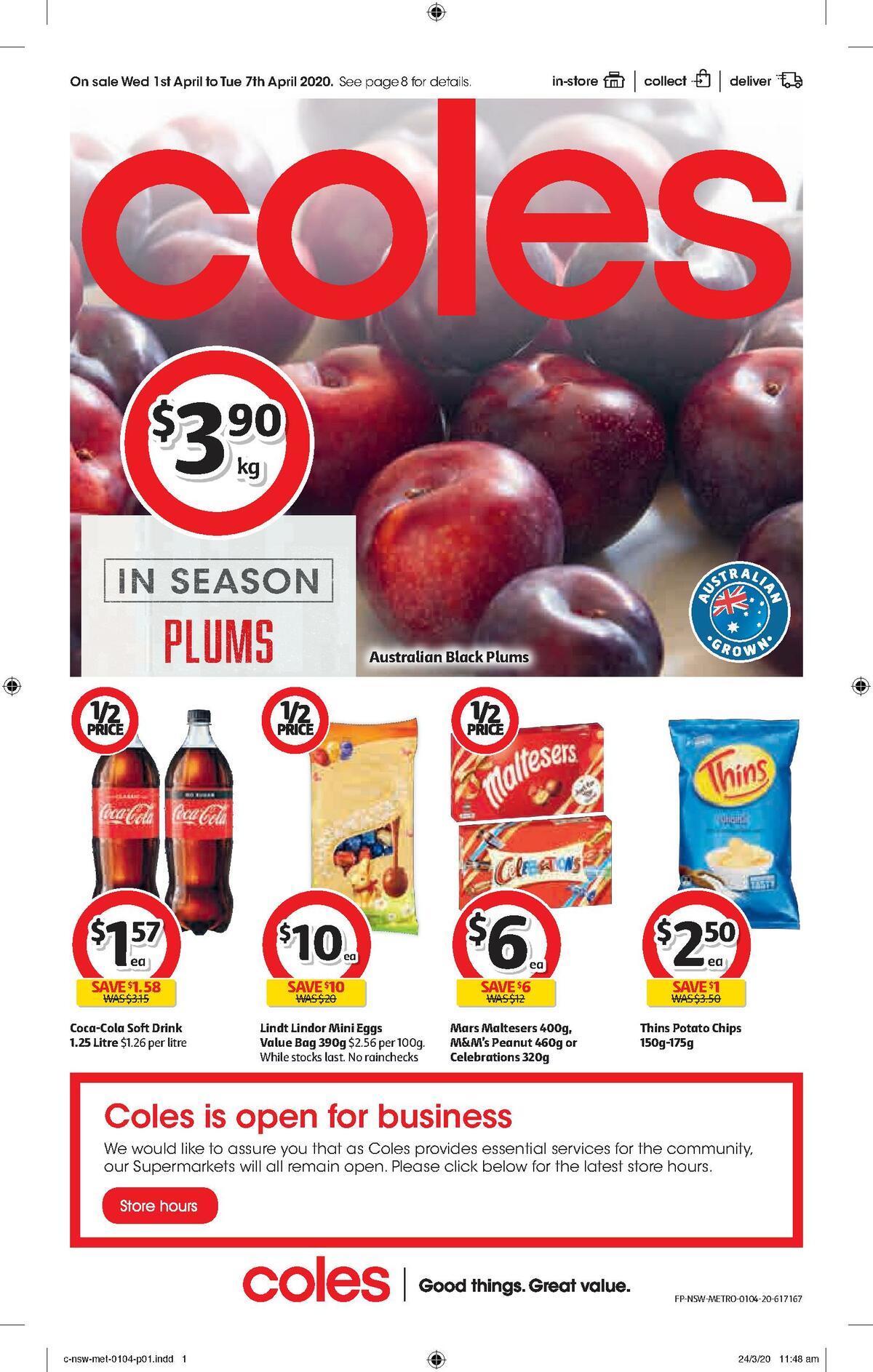 Coles Catalogues & Specials from 1 April