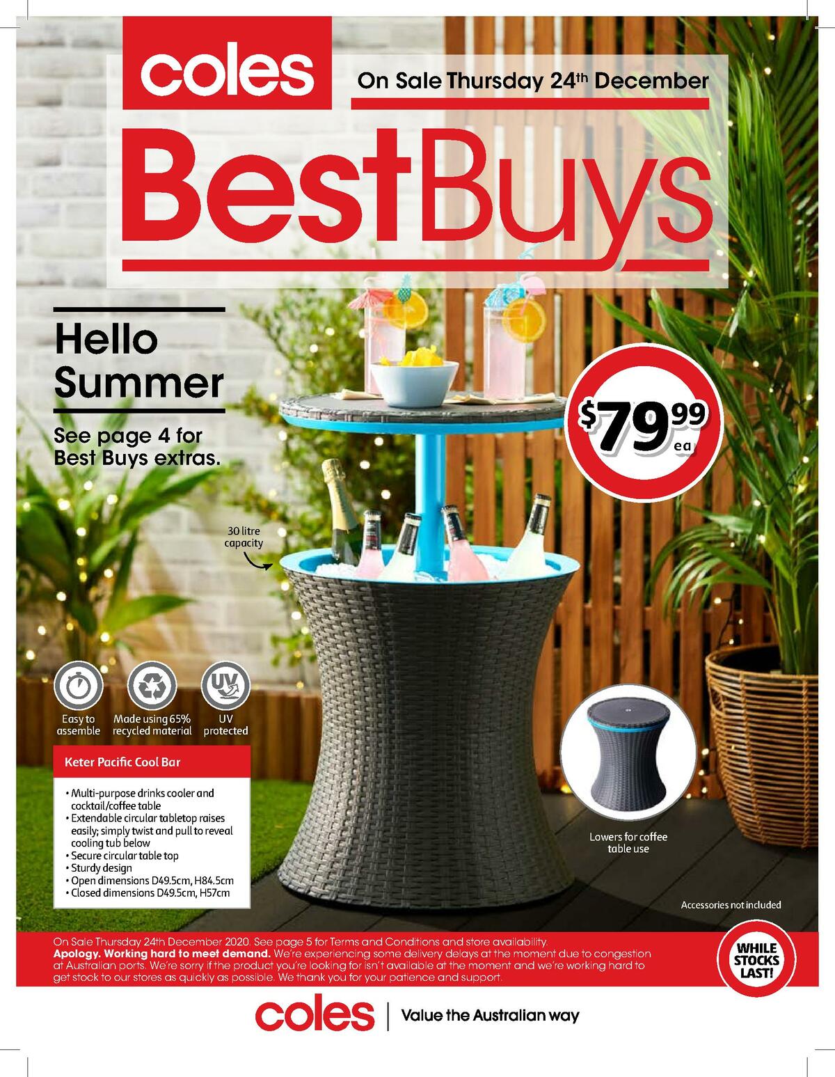 Coles Best Buys Catalogues & Specials from 24 December