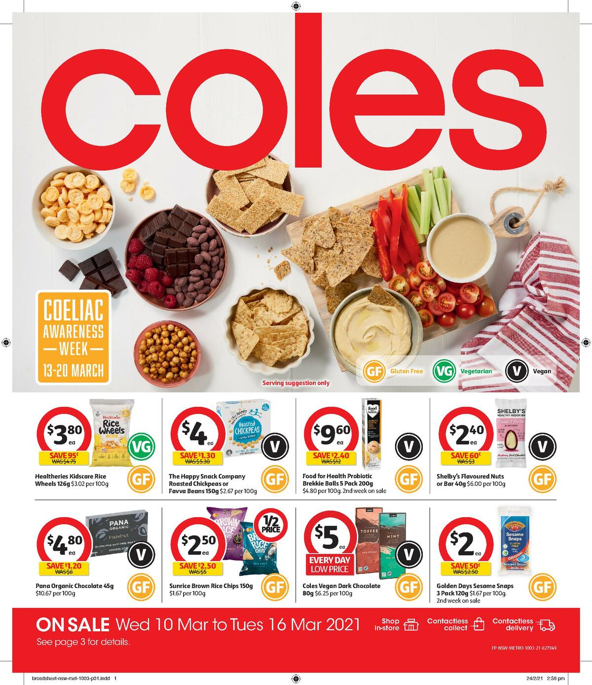 Coles Coeliac Awareness Week Catalogue Catalogues & Specials from 10 March