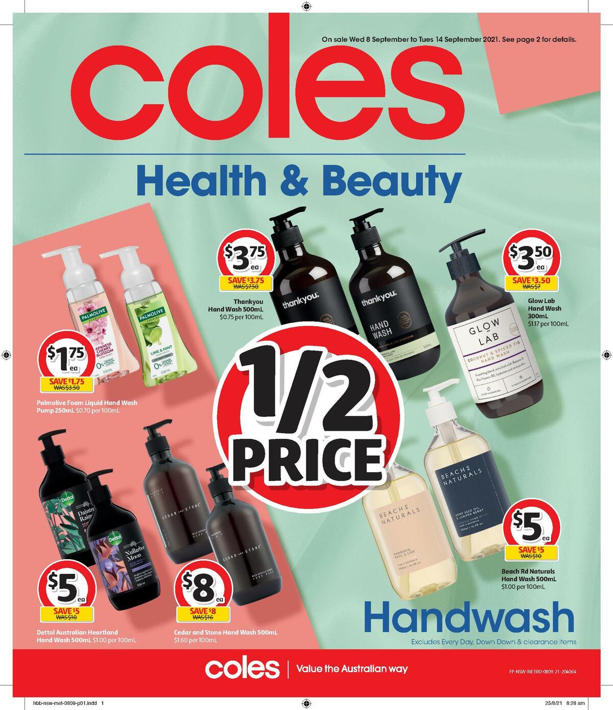 Coles Health & Beauty NSW Catalogues & Specials from 8 September