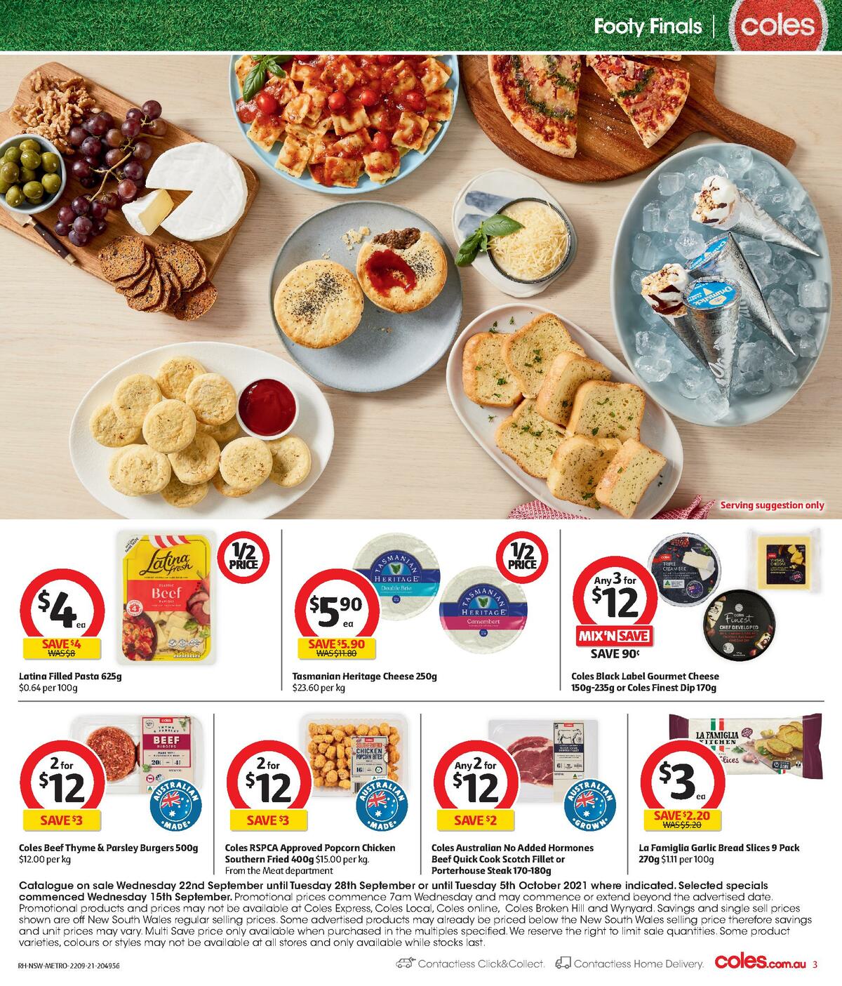 Coles Footy Finals Catalogues & Specials from 22 September - Page 3
