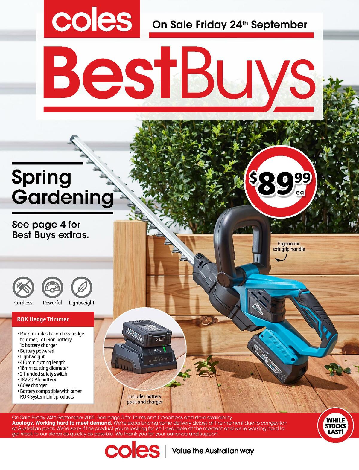 Coles Best Buys - Spring Gardening Catalogues & Specials from 24 September