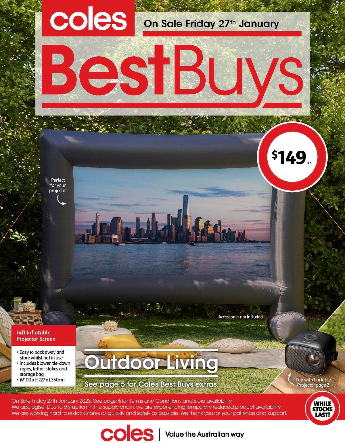 Coles Best Buys - Outdoor Living Catalogues & Specials from 27 January
