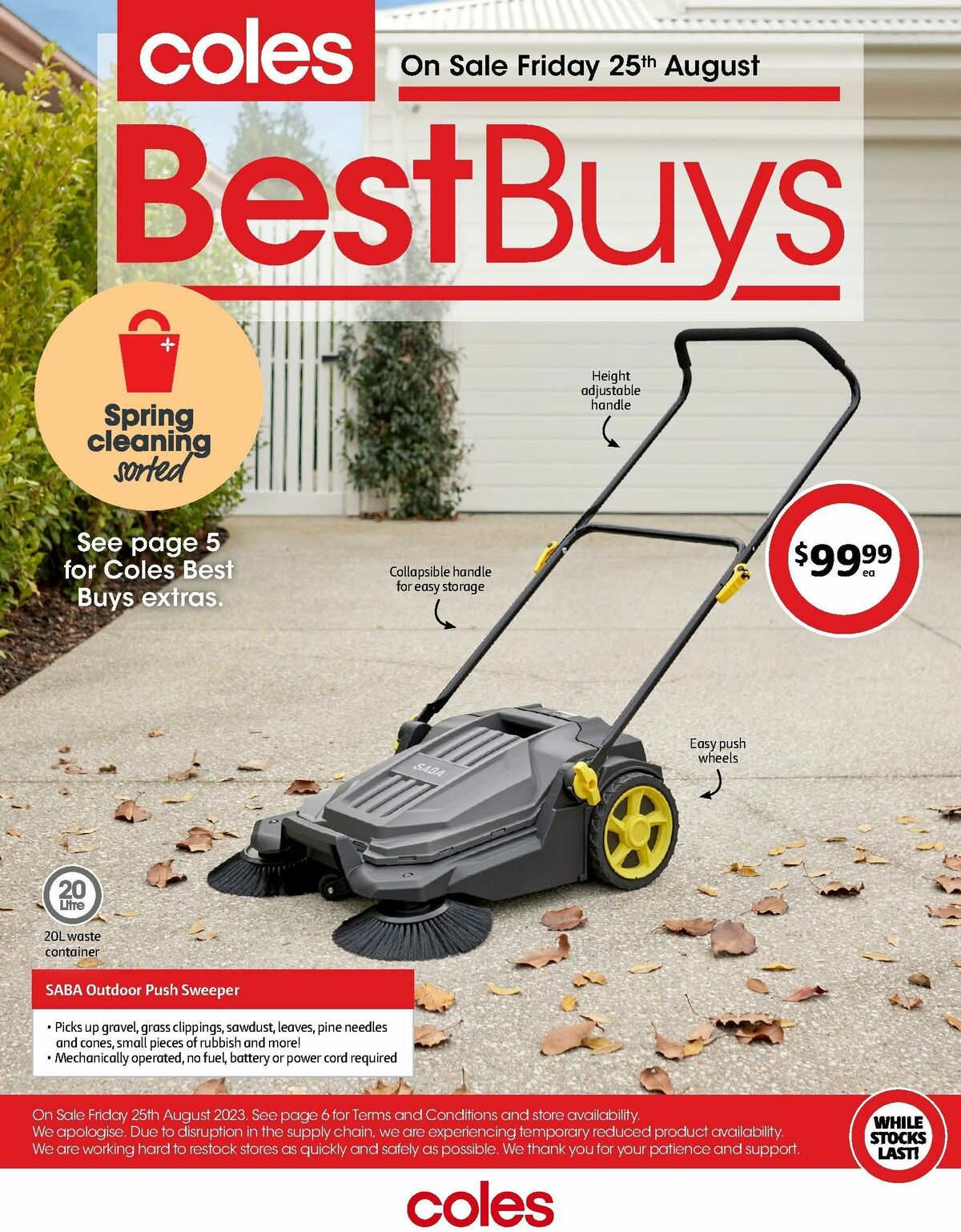 Coles Best Buys - Spring Cleaning Catalogues & Specials from 25 August