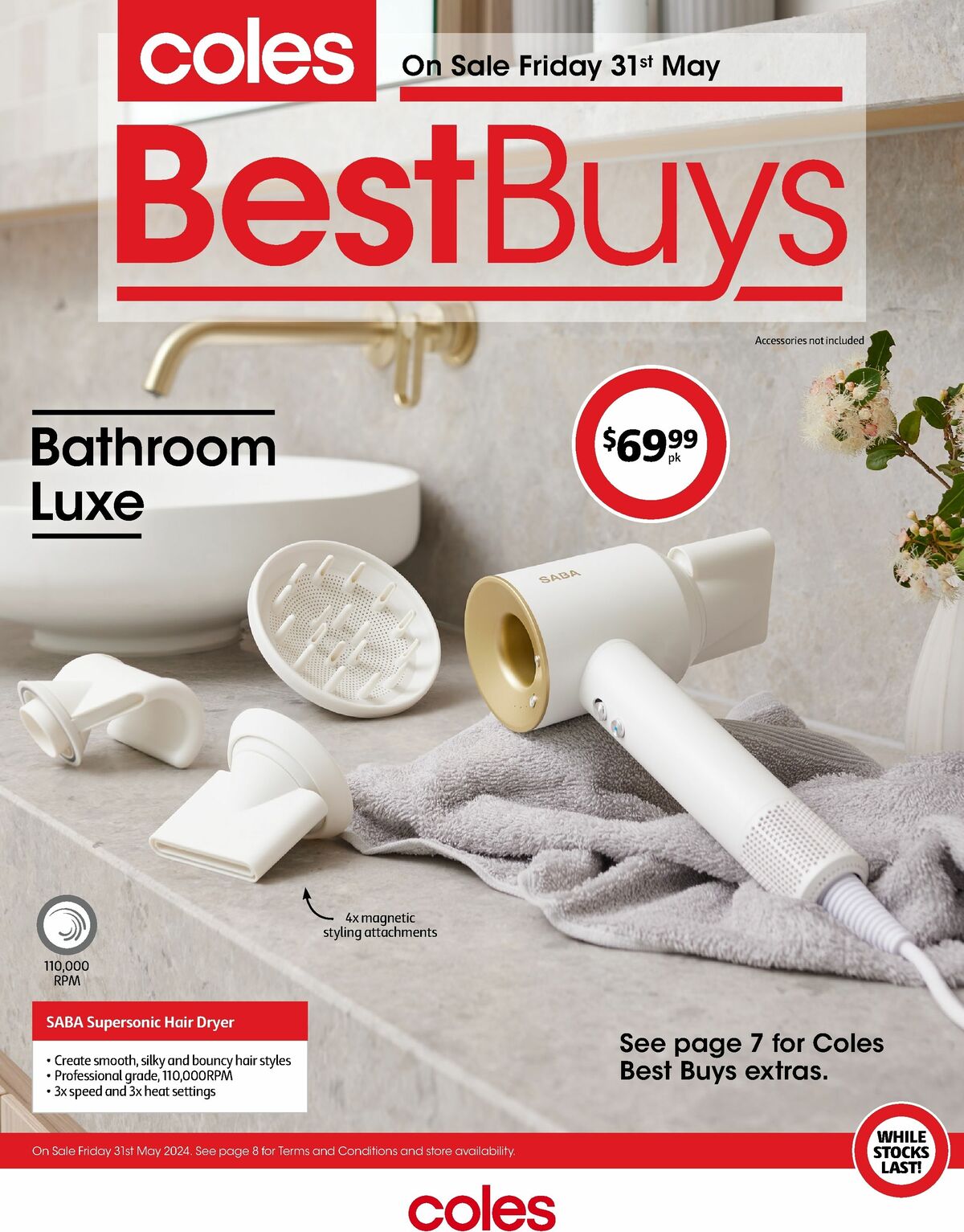 Coles Best Buys - Bathroom Luxe Catalogues & Specials from 31 May