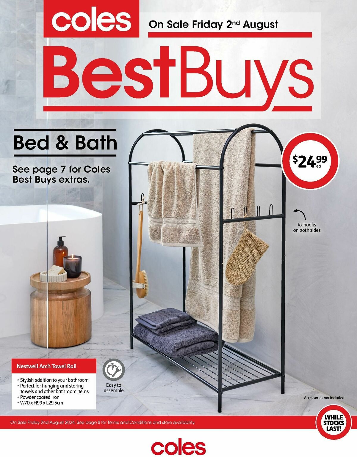 Coles Best Buys - Bed & Bath Catalogues & Specials from 2 August