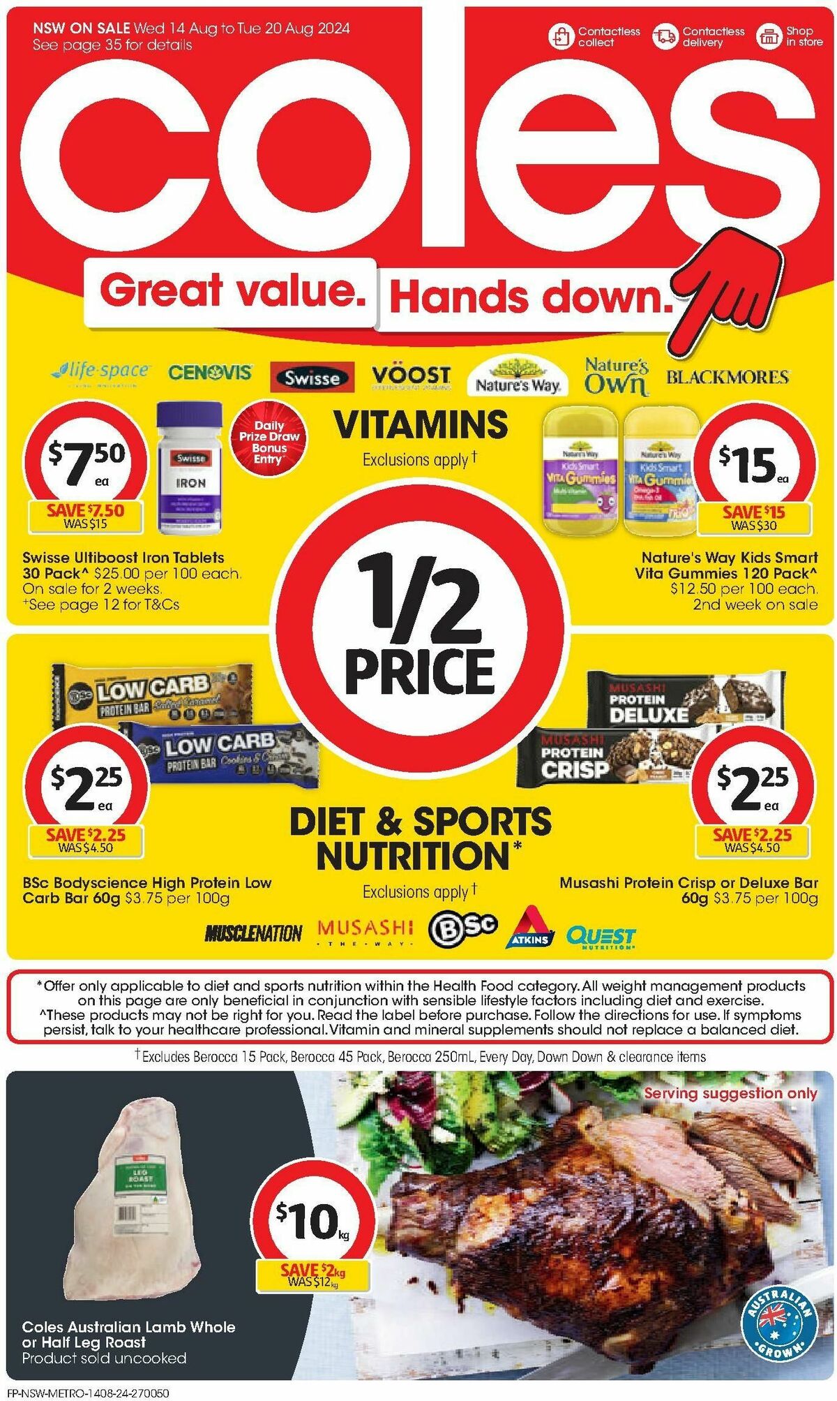Coles Catalogues & Specials from 14 August