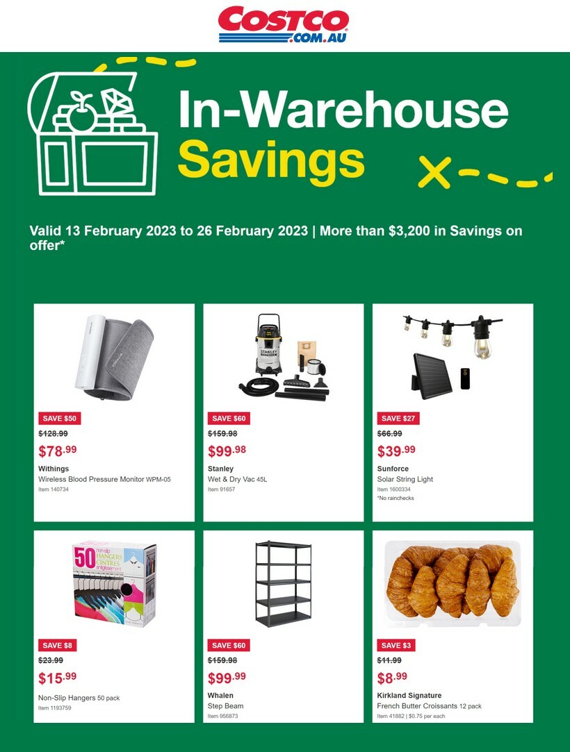 Costco Catalogues & Specials from 13 February