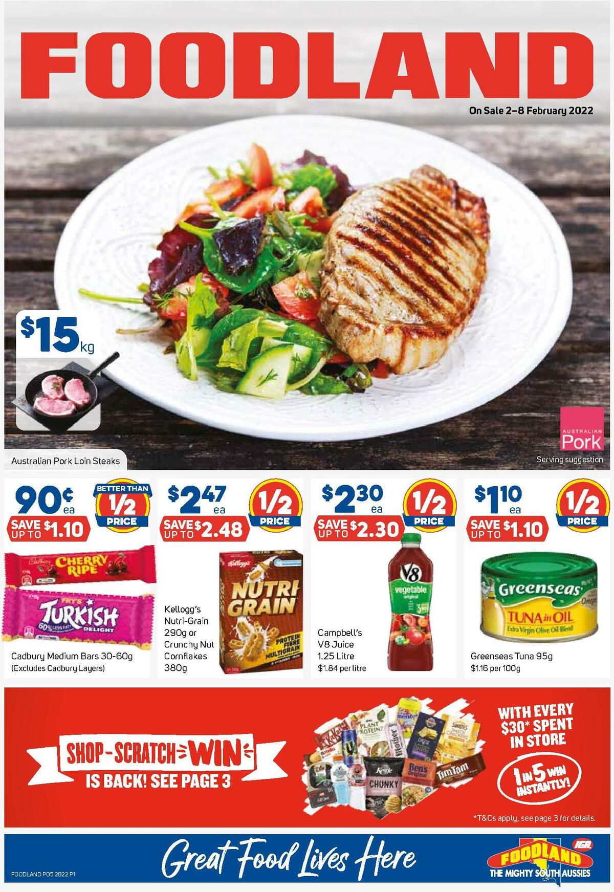 Foodland from 2 February