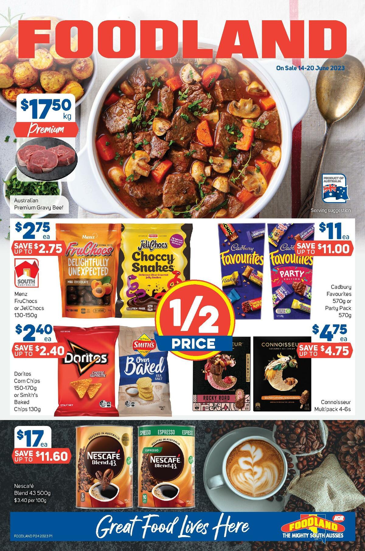 Foodland from 14 June