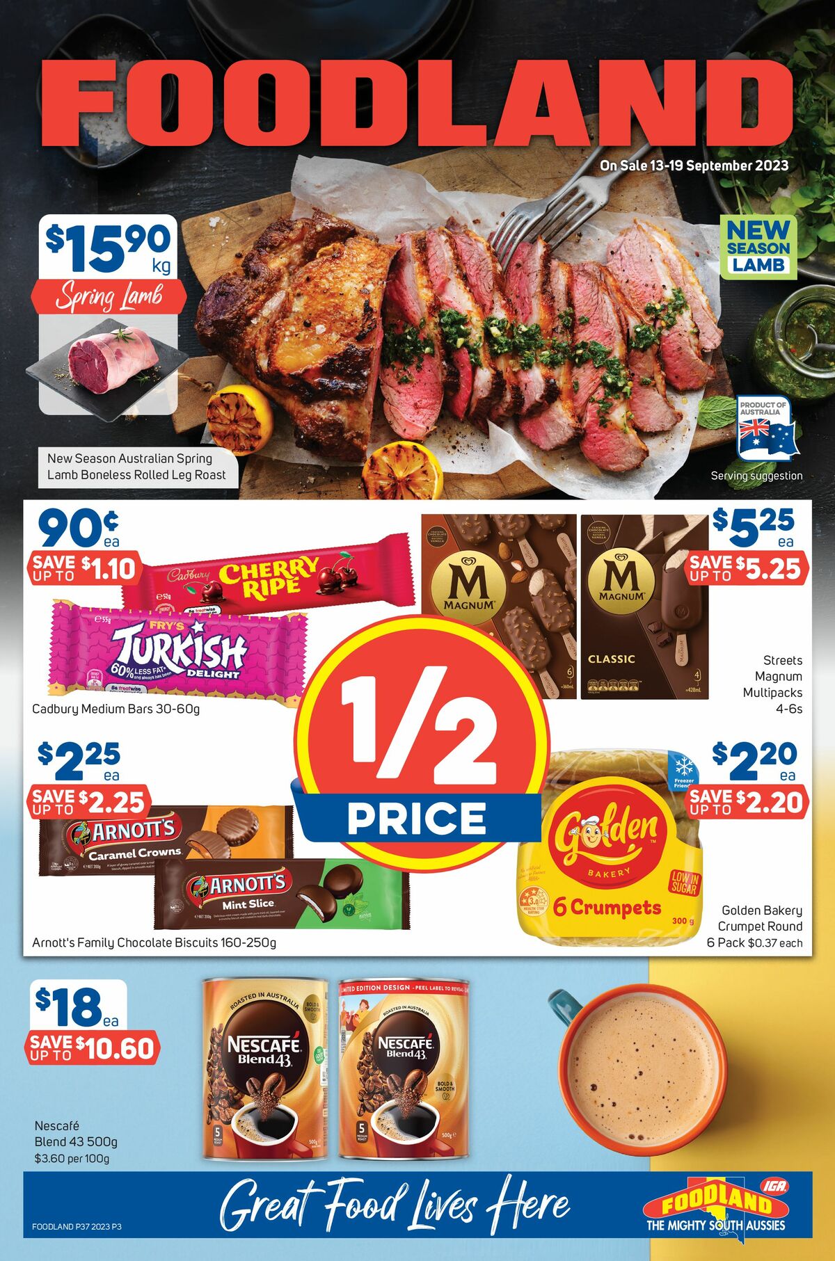 Foodland from 13 September