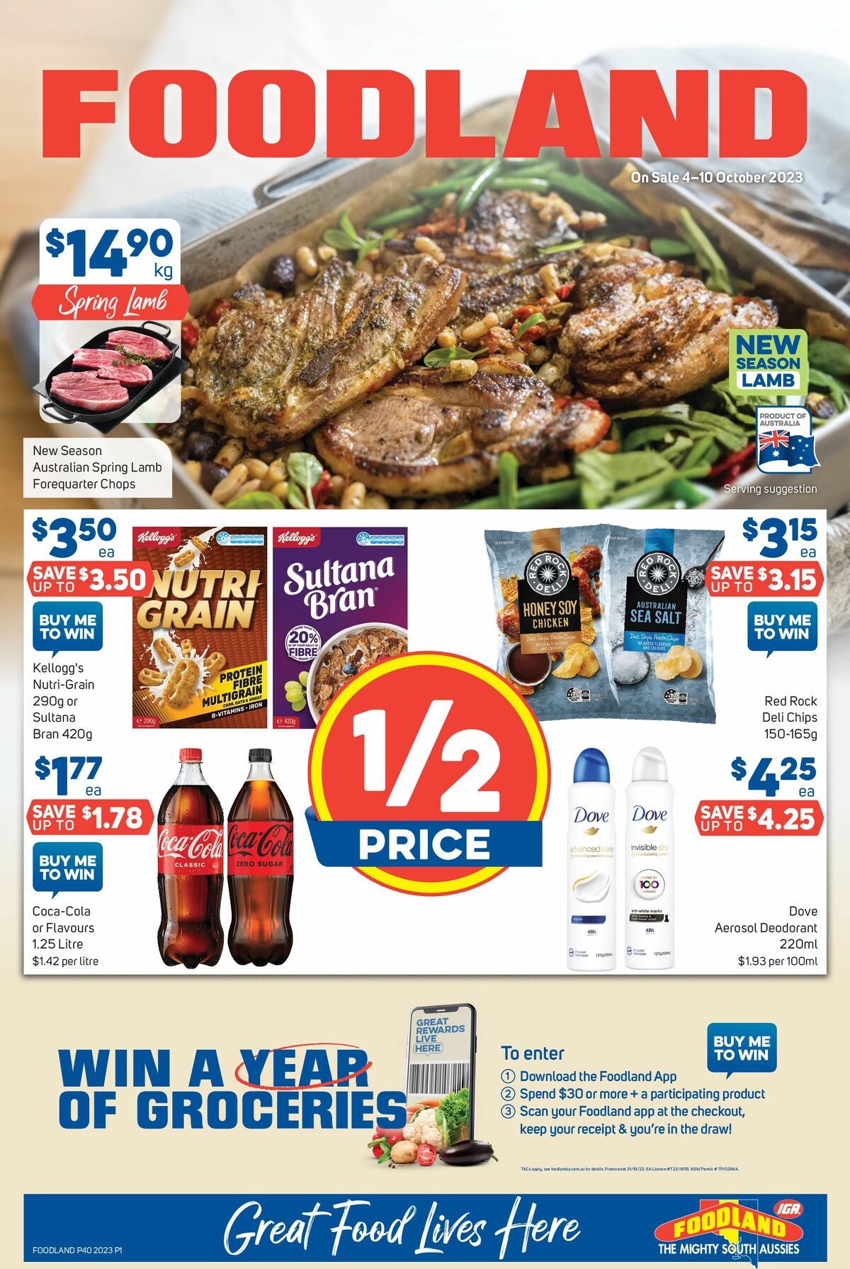 Foodland from 4 October