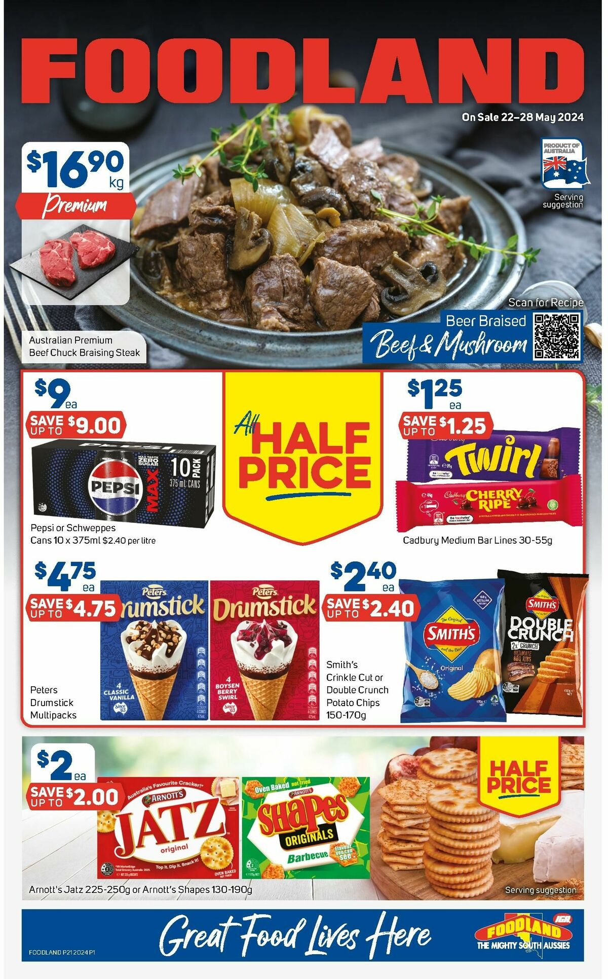 Foodland from 22 May