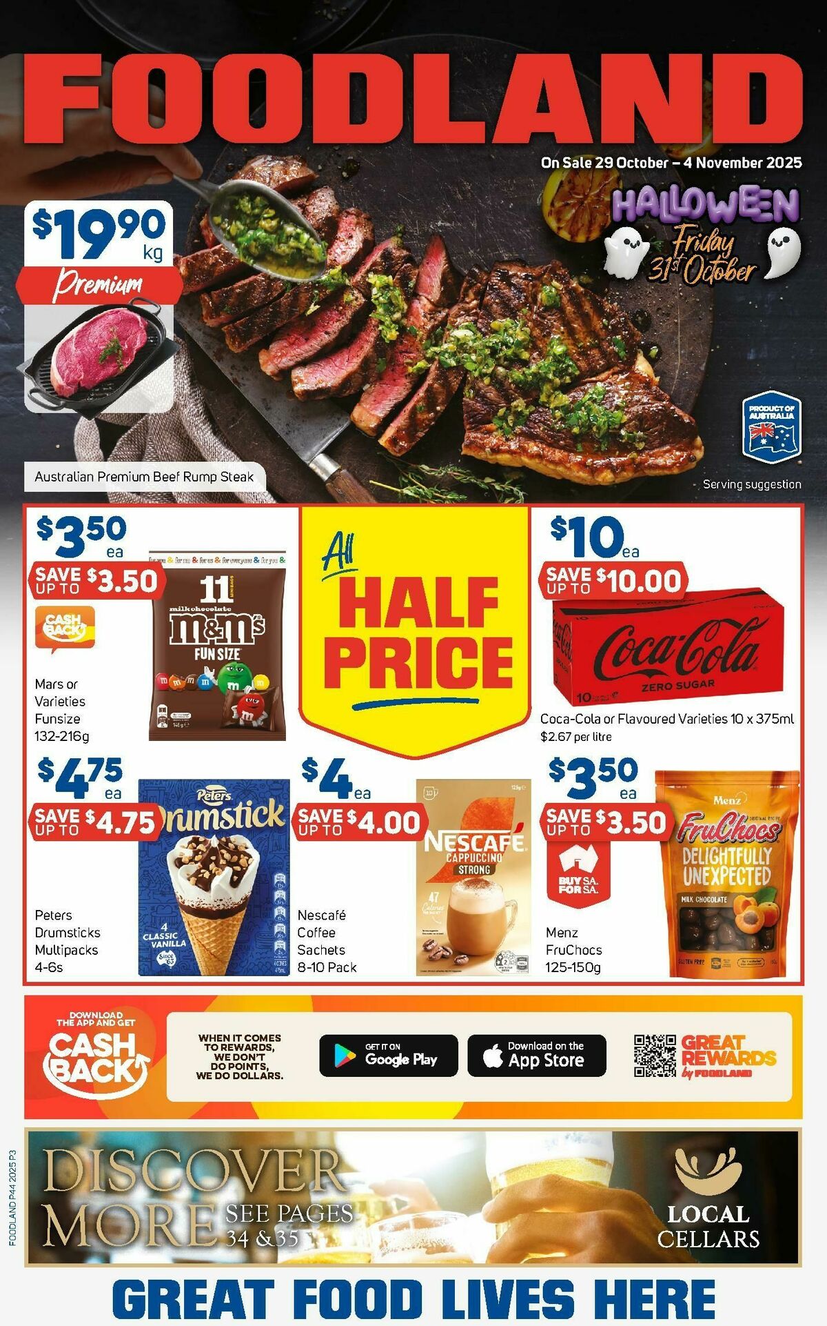 Foodland from 29 October