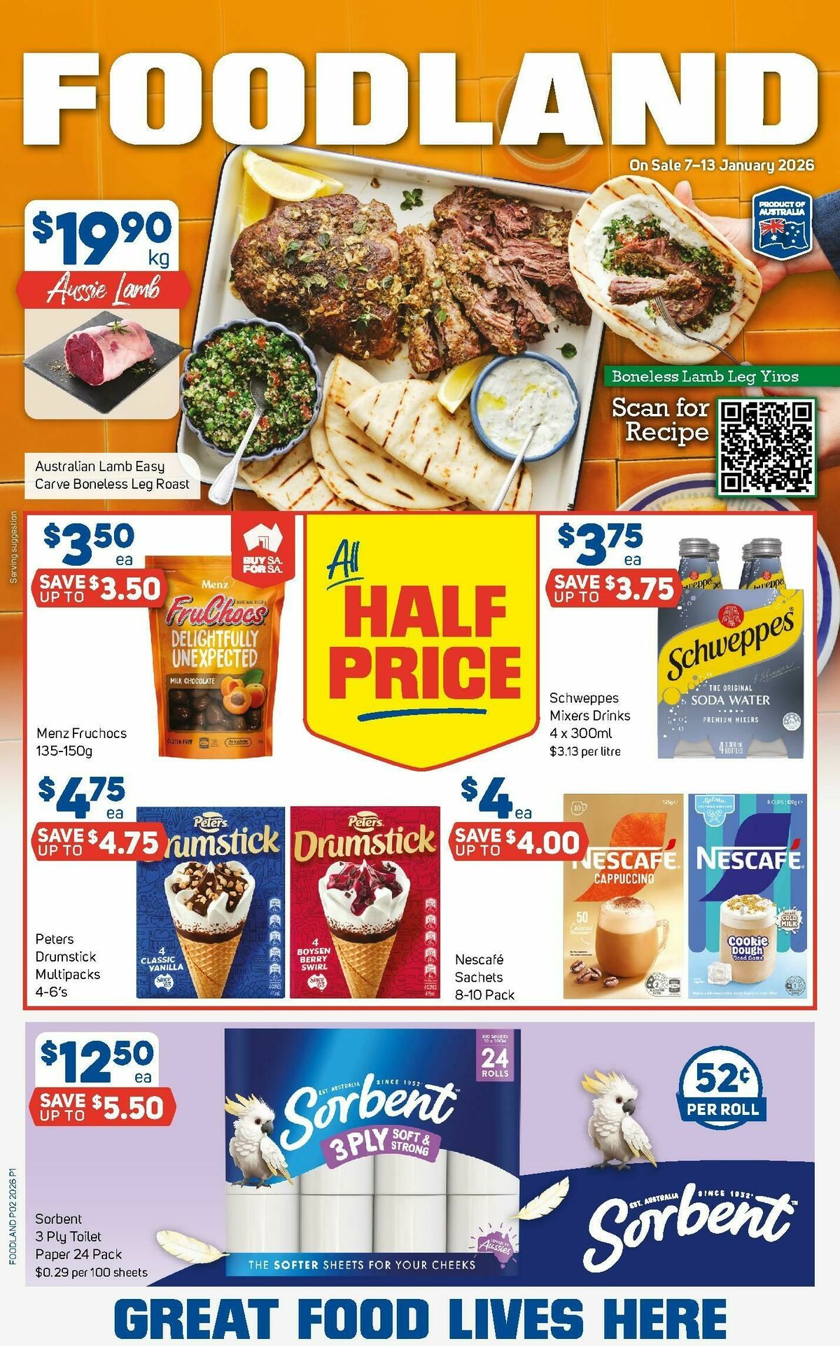 Foodland from 7 January