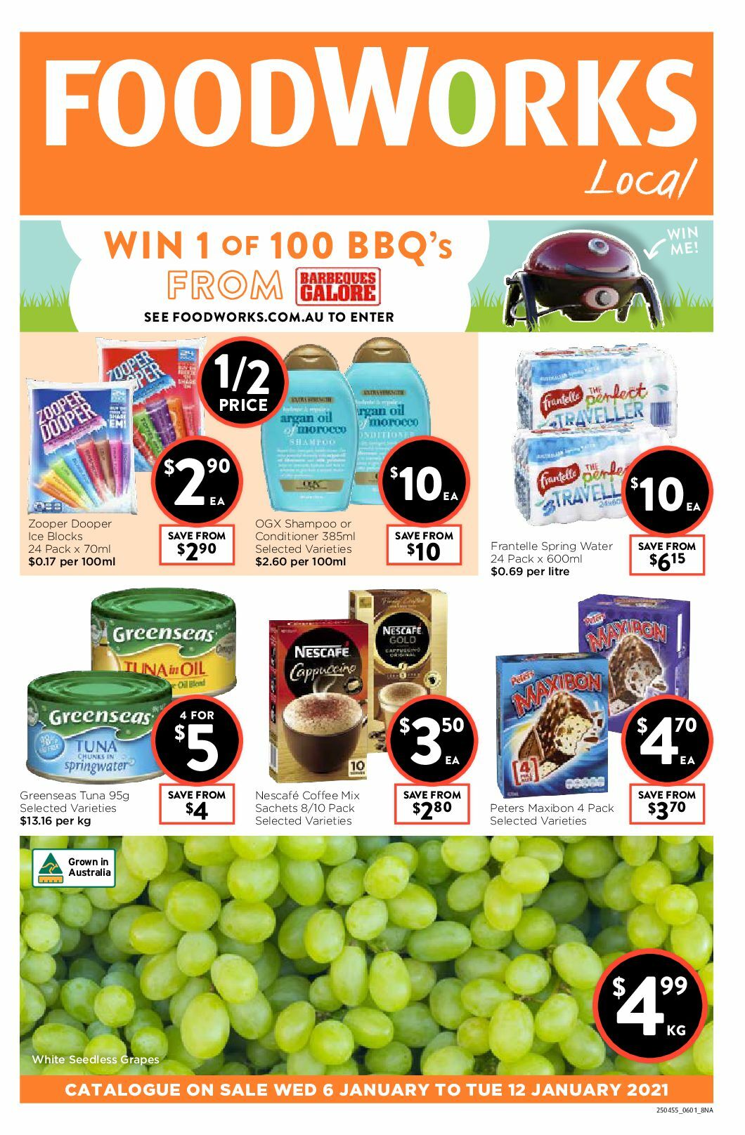 FoodWorks Australia - Catalogues & Specials from 6 January