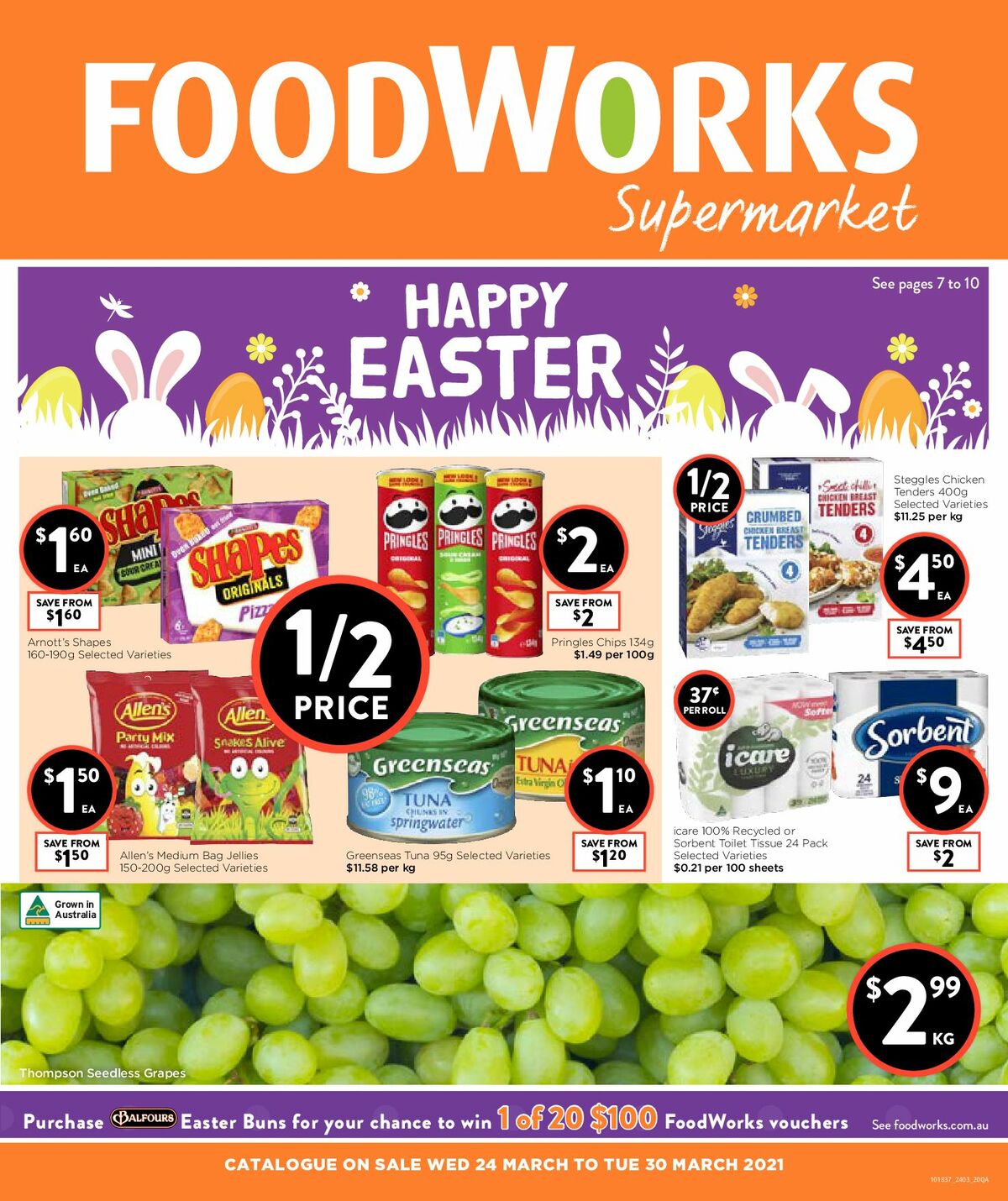 FoodWorks Supermarket Australia - Catalogues & Specials from 24 March
