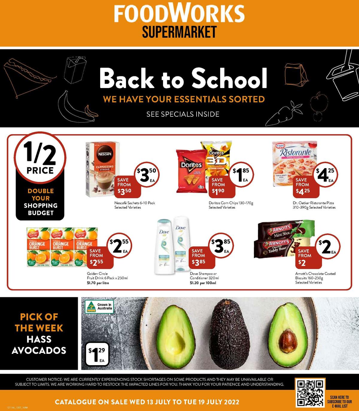 FoodWorks Supermarket Australia - Catalogues & Specials from 13 July
