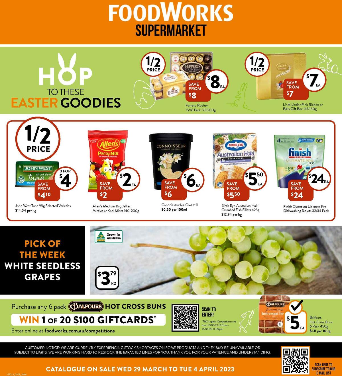 FoodWorks Supermarket Australia - Catalogues & Specials from 29 March