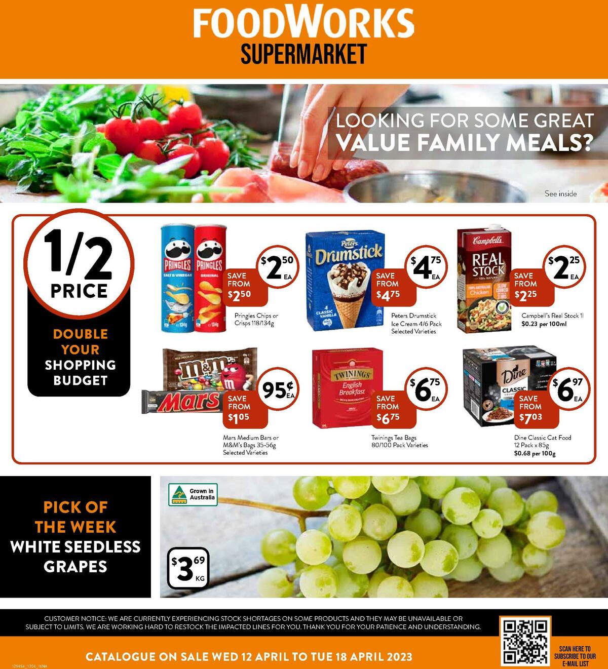 FoodWorks Supermarket Australia - Catalogues & Specials from 12 April