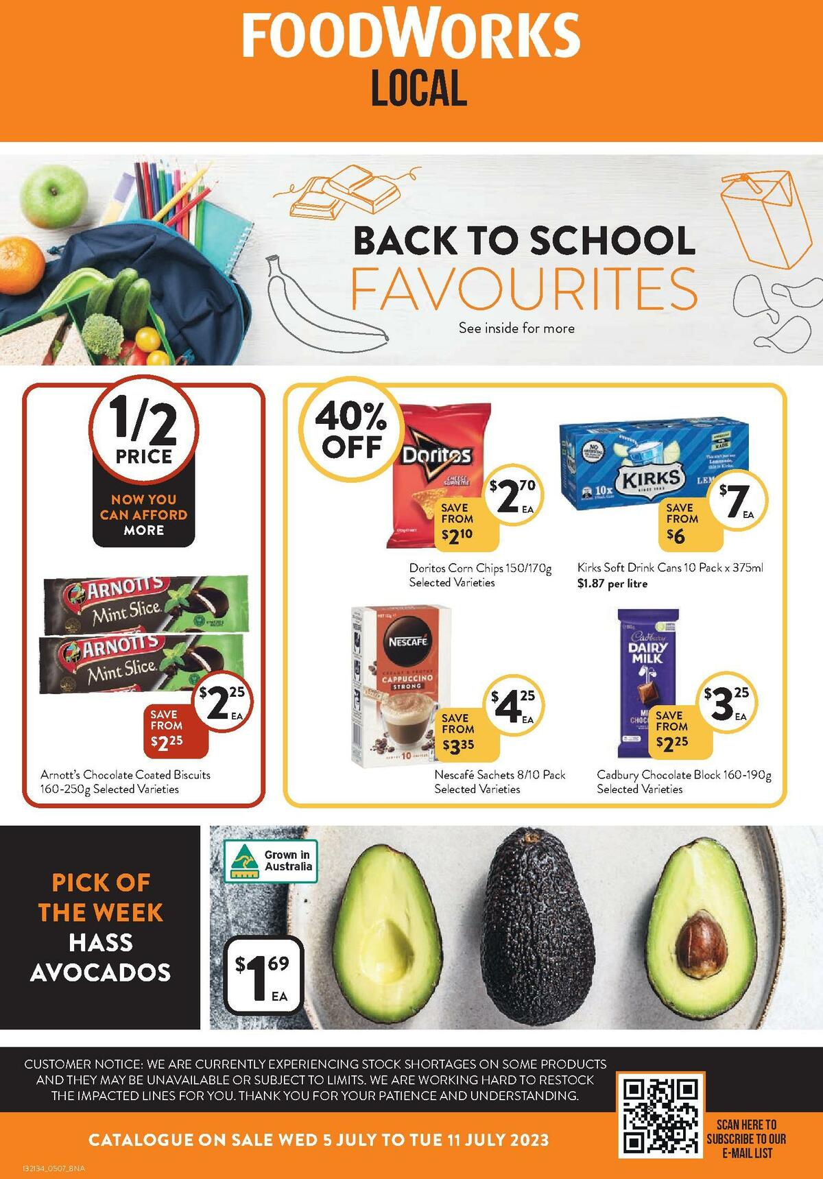 FoodWorks Australia - Catalogues & Specials from 5 July