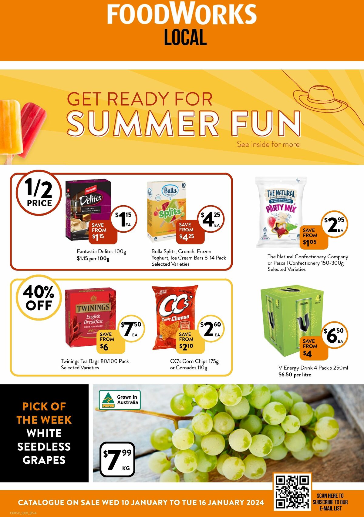 FoodWorks Australia - Catalogues & Specials from 10 January