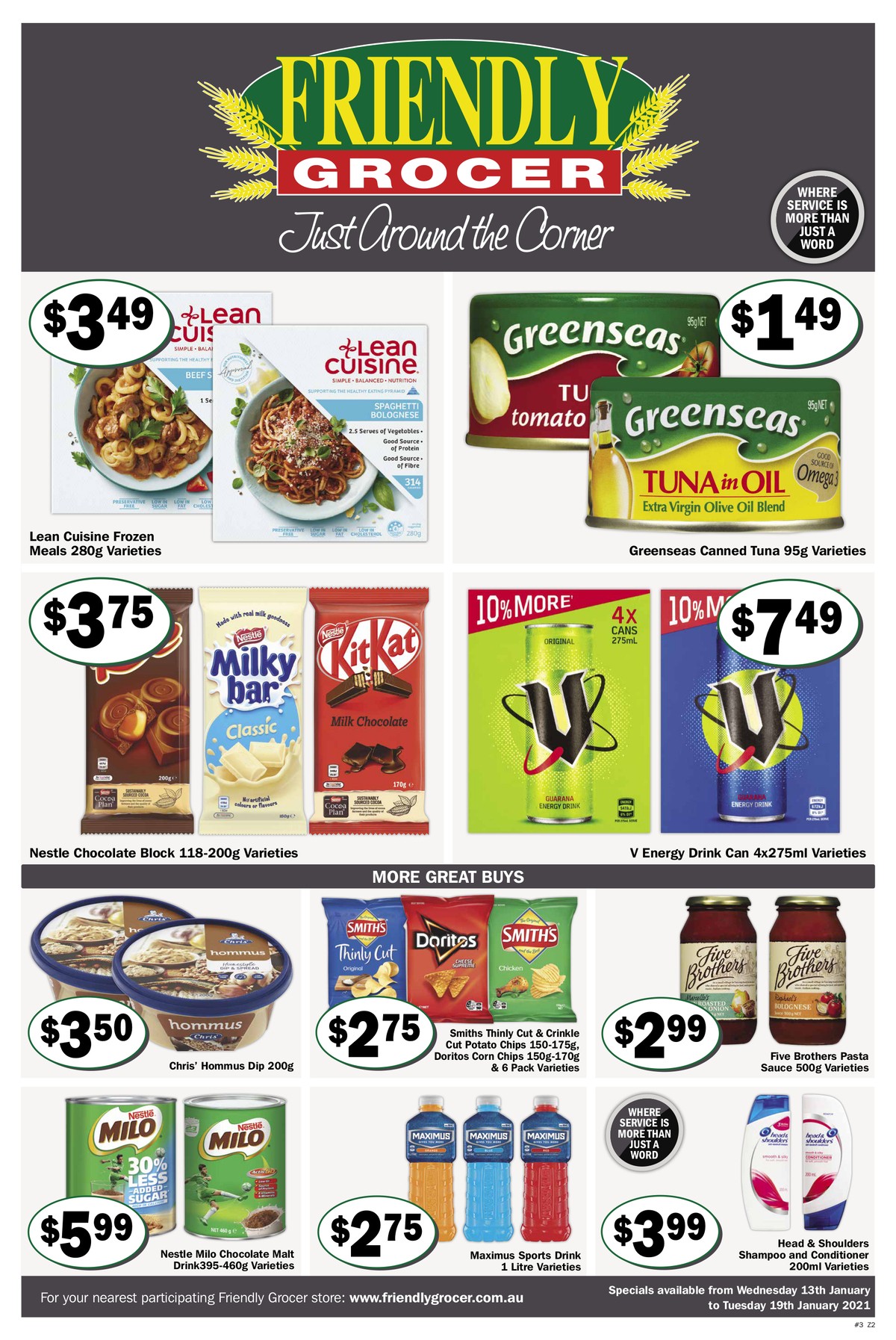 Friendly Grocer Australia - Catalogues & Specials from 13 January
