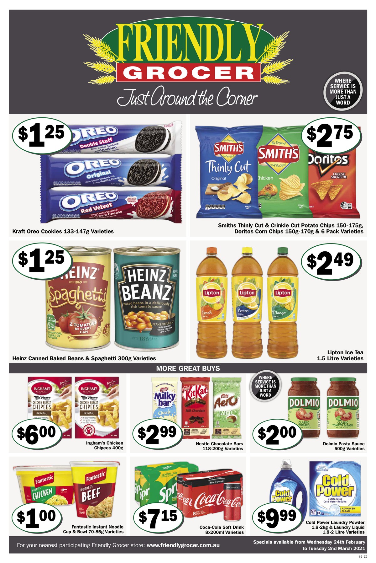 Friendly Grocer Australia - Catalogues & Specials from 24 February