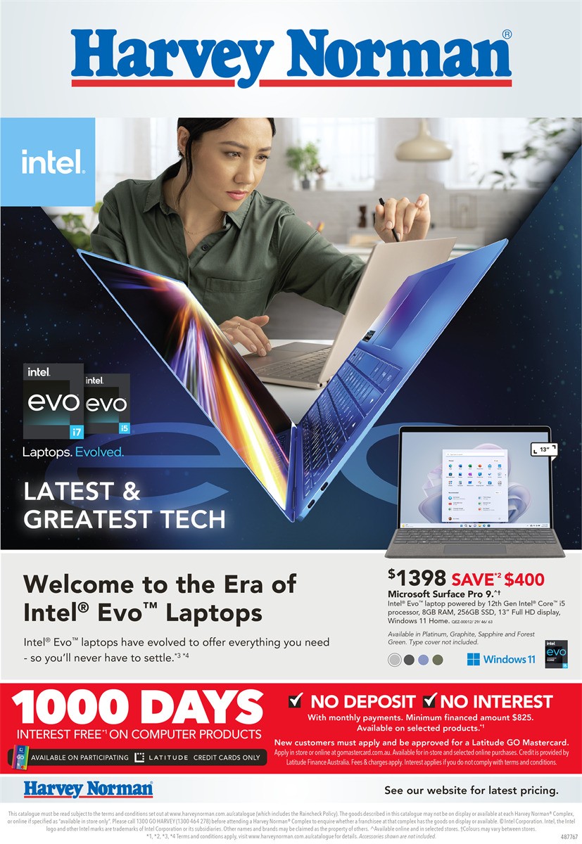 Harvey Norman Computers Hardware Range from 15 March