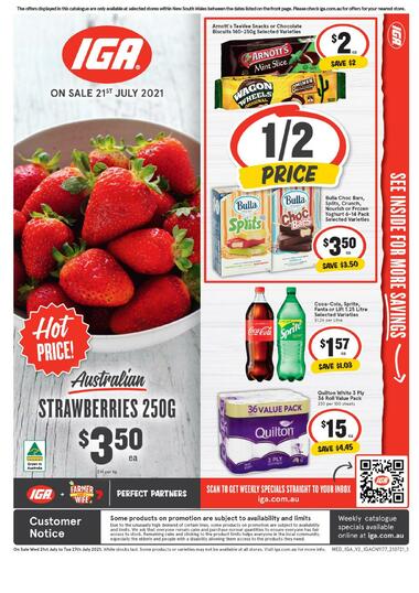 IGA - Timbertown, Wauchope, NSW - Opening Hours & Catalogue