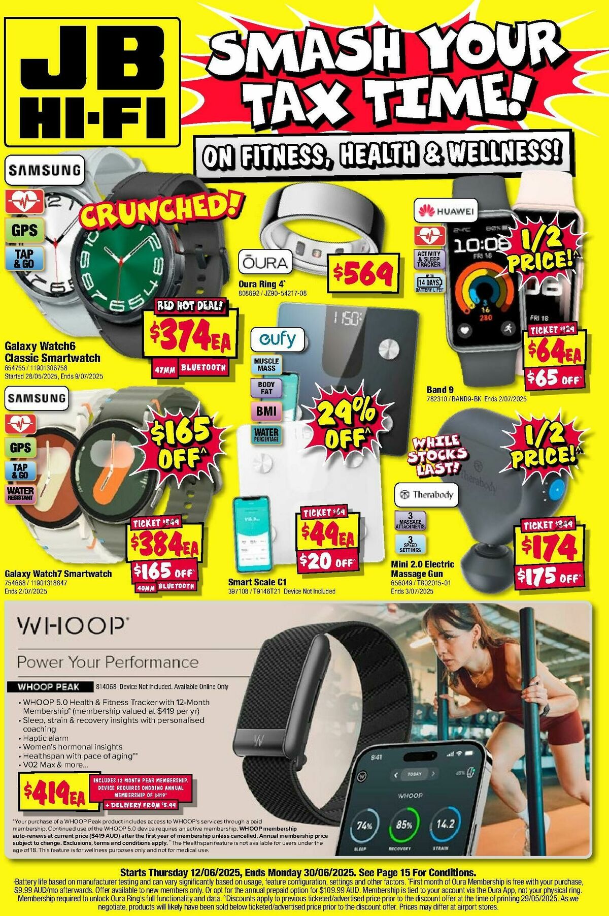 JB Hi-Fi from 12 June