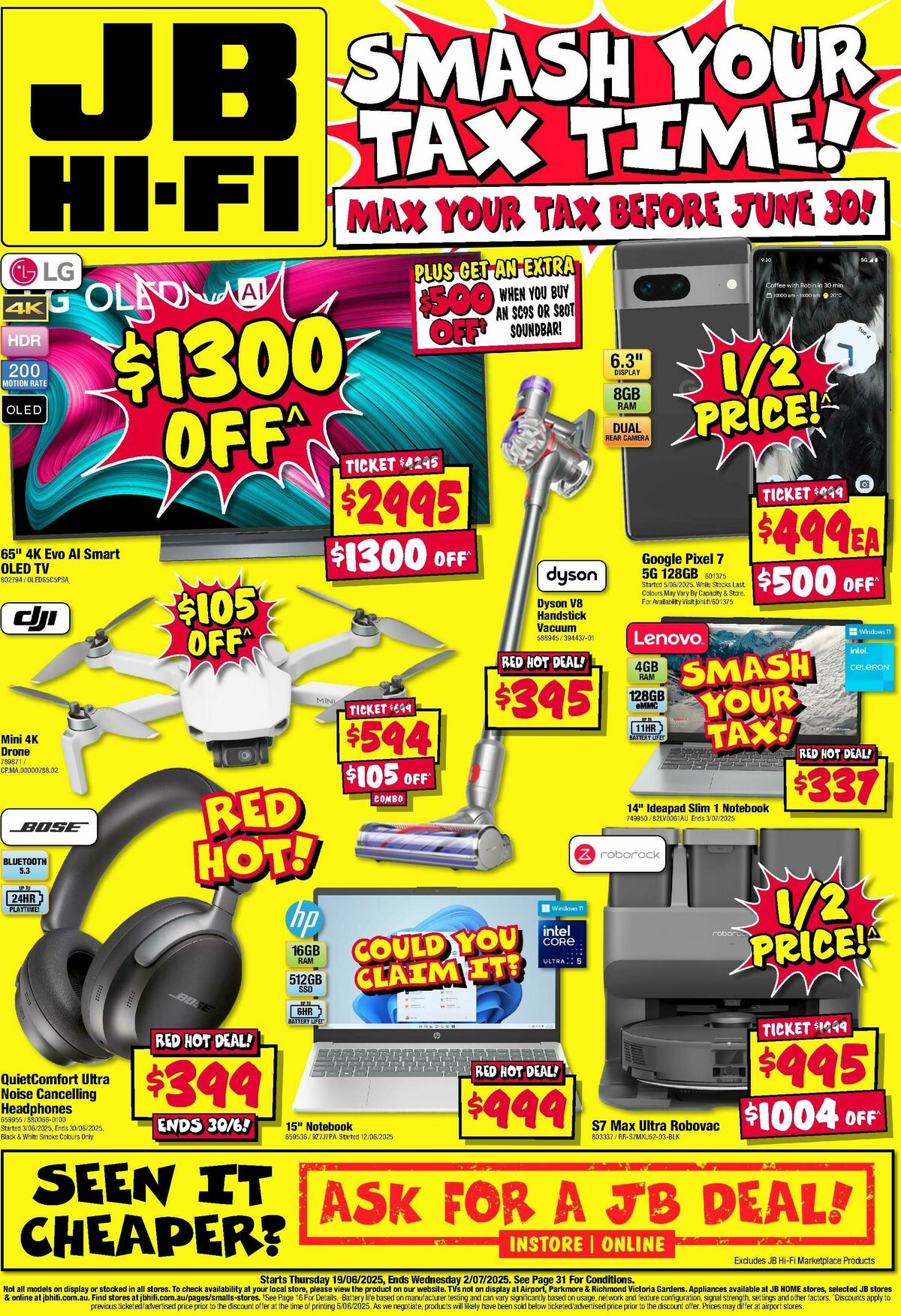 JB Hi-Fi from 19 June