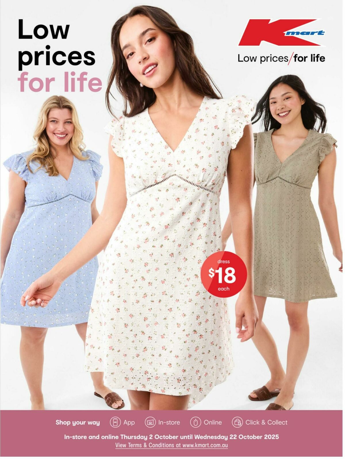 Kmart Low Prices for Life - October Apparel Catalogue from 2 October