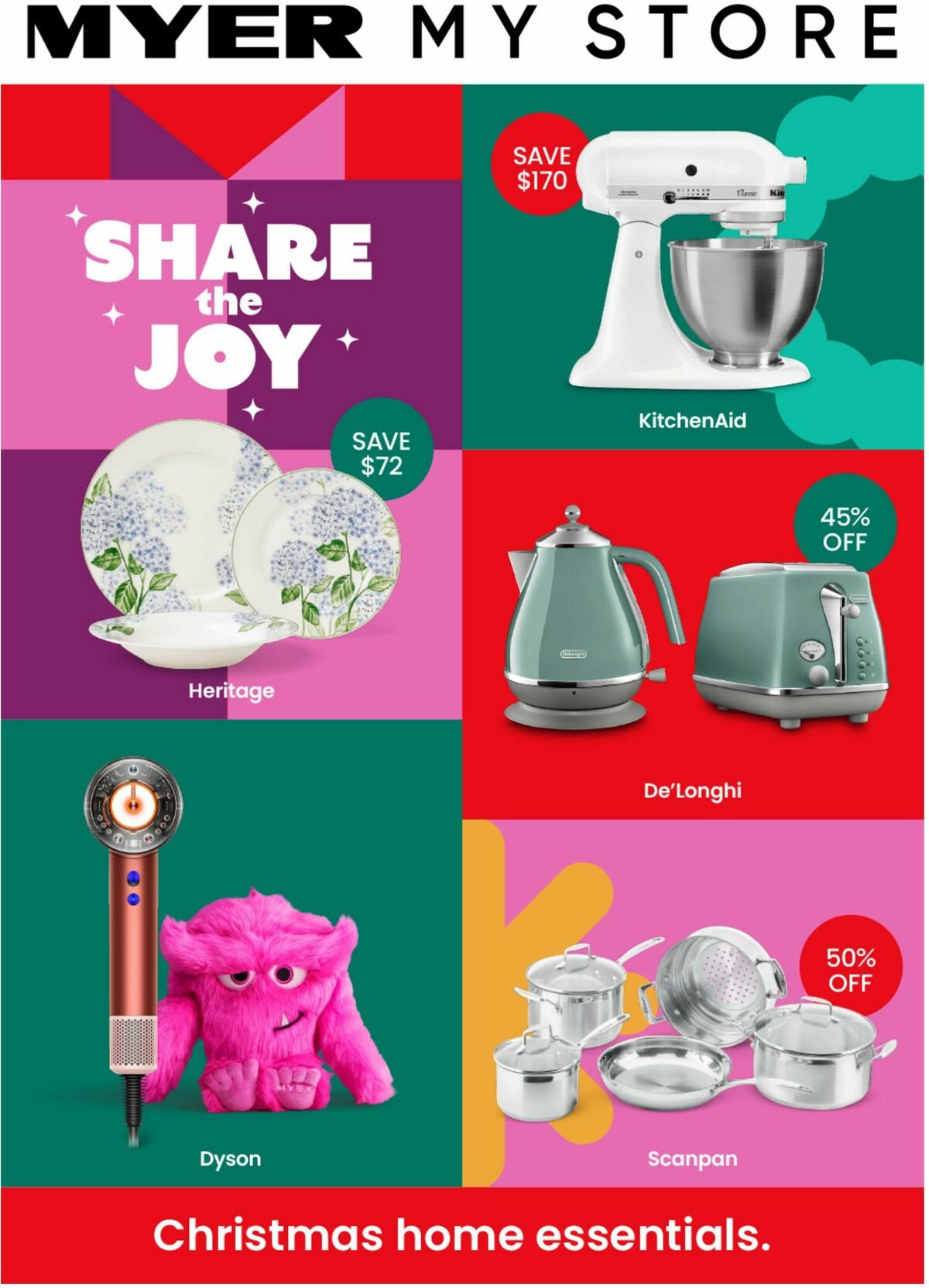 Myer from 12 November