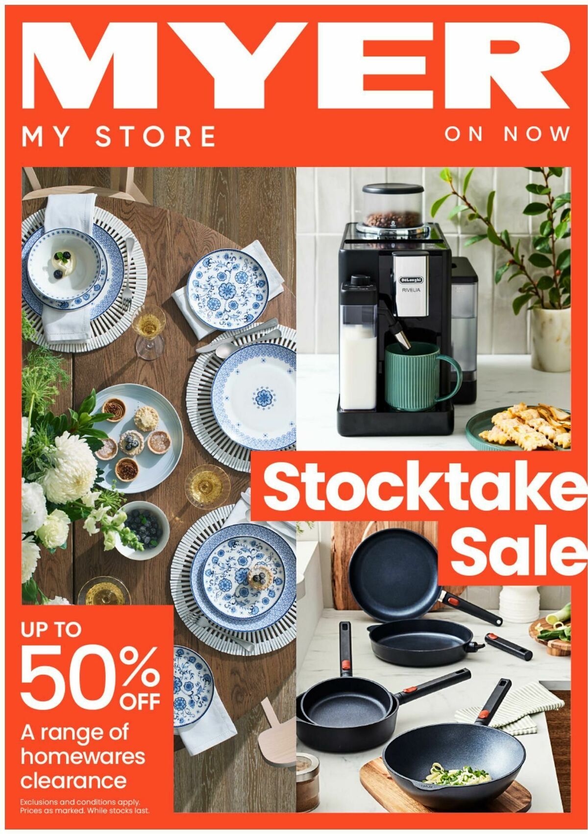 Myer Stocktake Sale - Hardgoods from 26 December