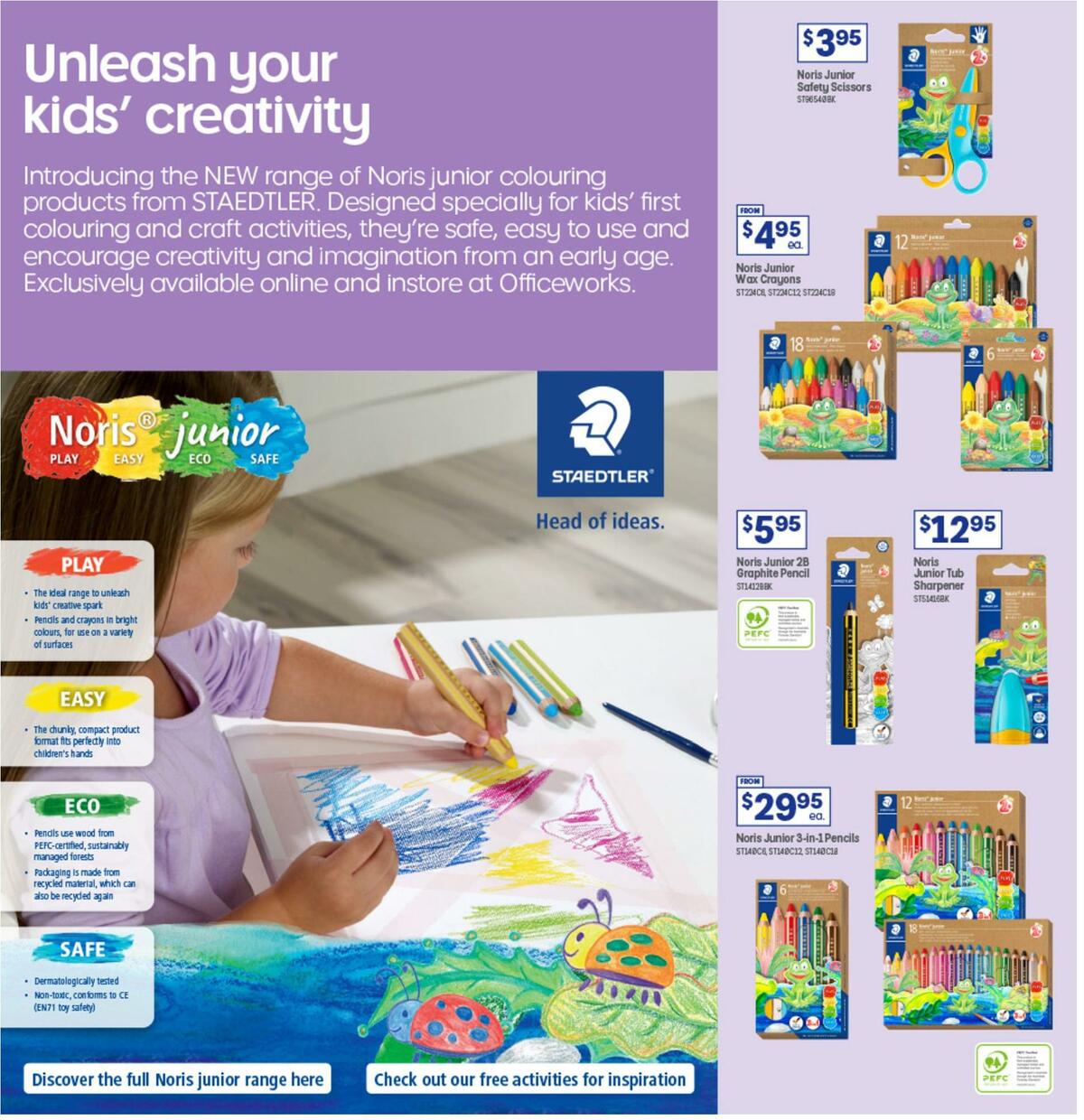 Officeworks School Holidays from 8 June