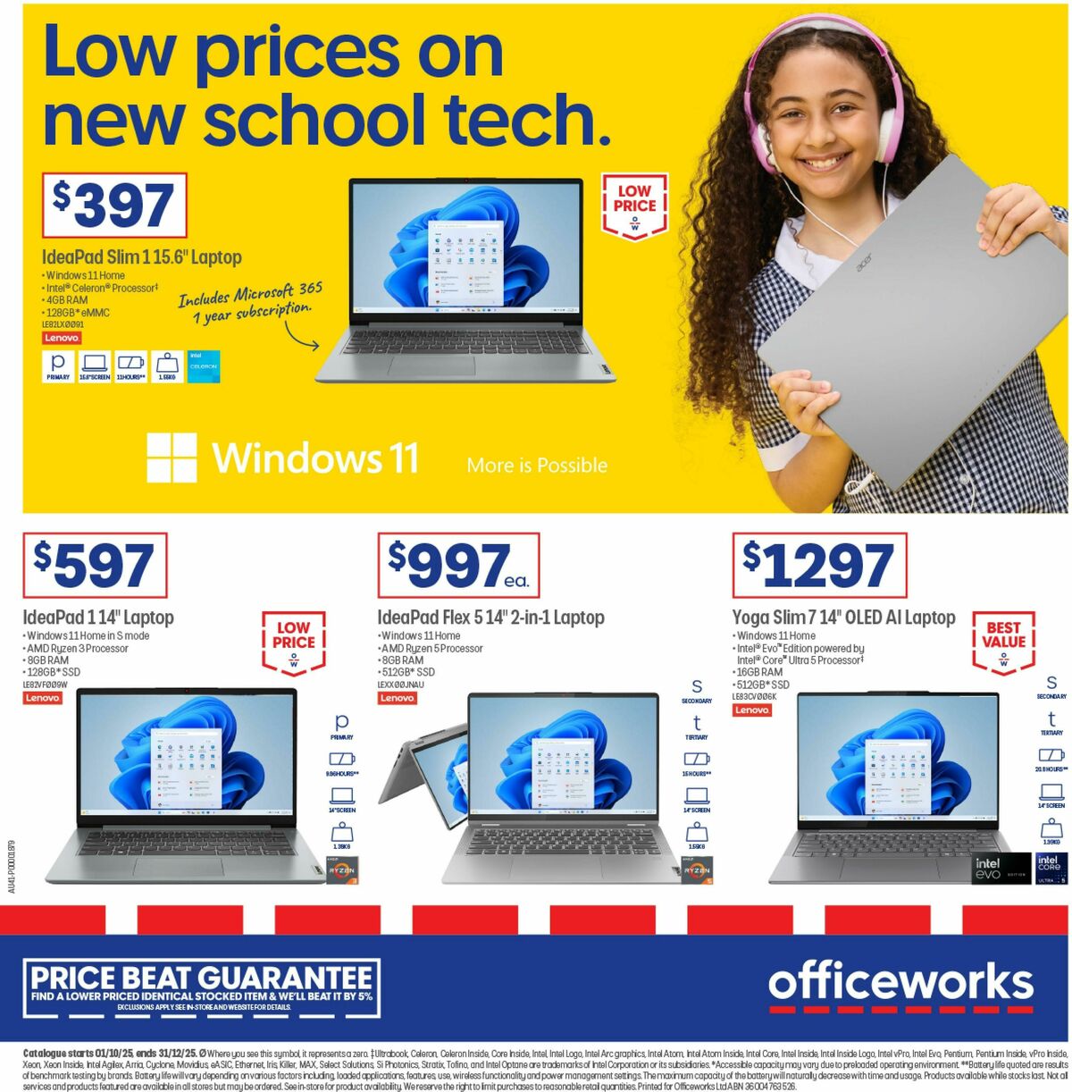 Officeworks from 1 October