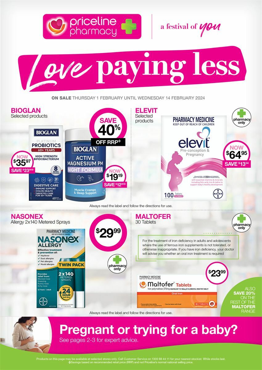 Priceline Pharmacy from 1 February