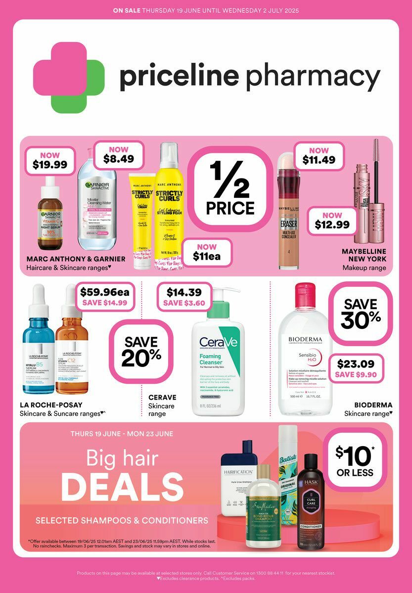 Priceline Pharmacy from 19 June