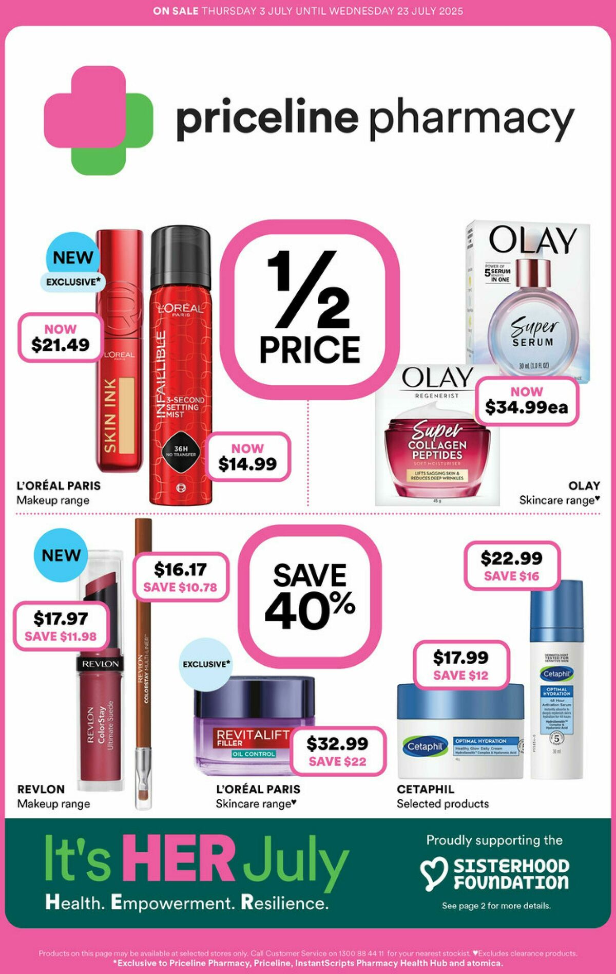Priceline Pharmacy from 3 July