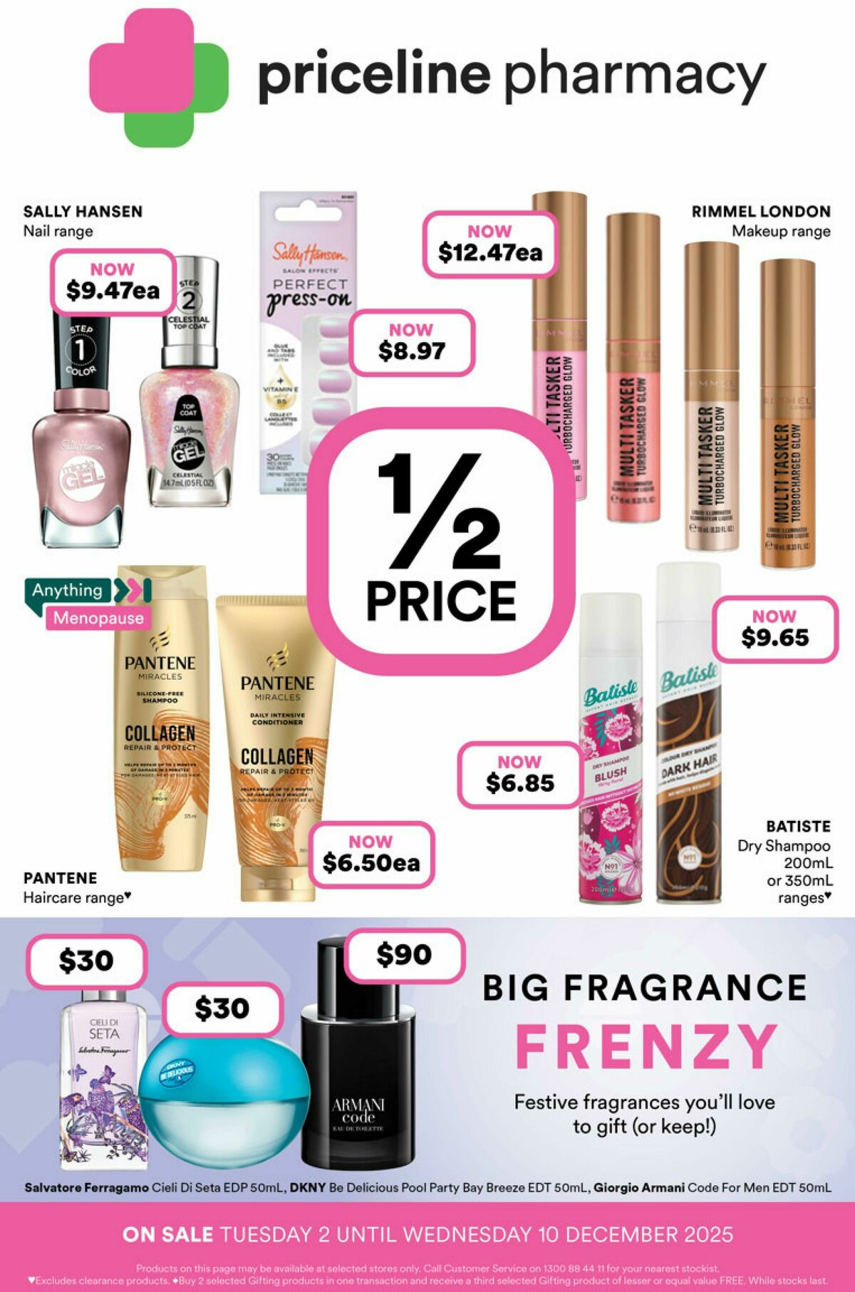 Priceline Pharmacy from 2 December