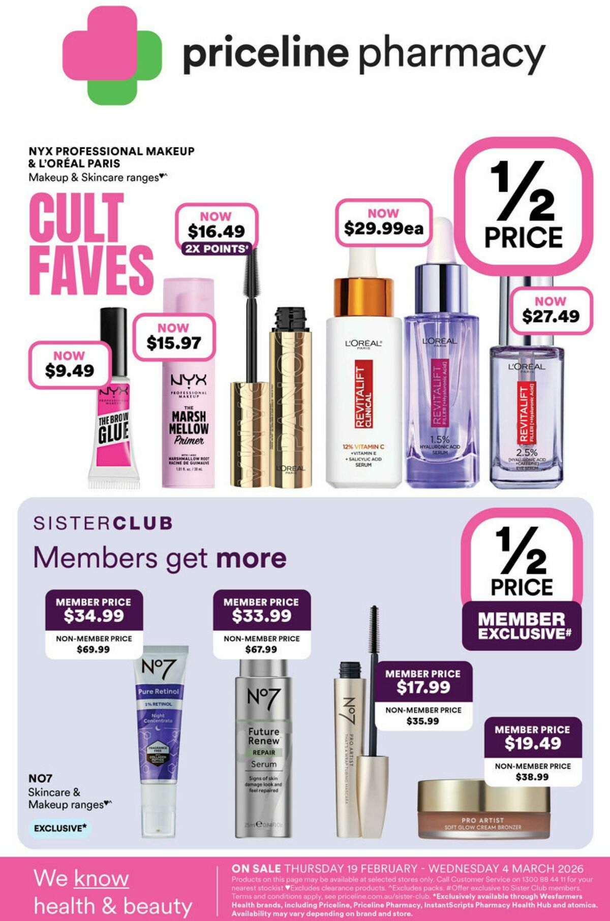 Priceline Pharmacy from 19 February