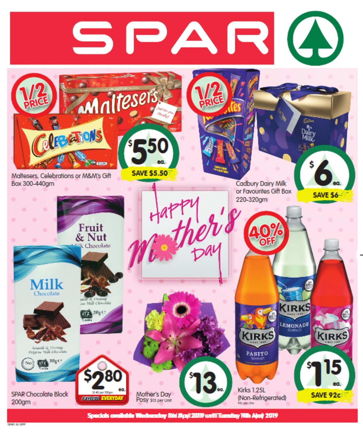 Spar Catalogues & Specials from 8 May